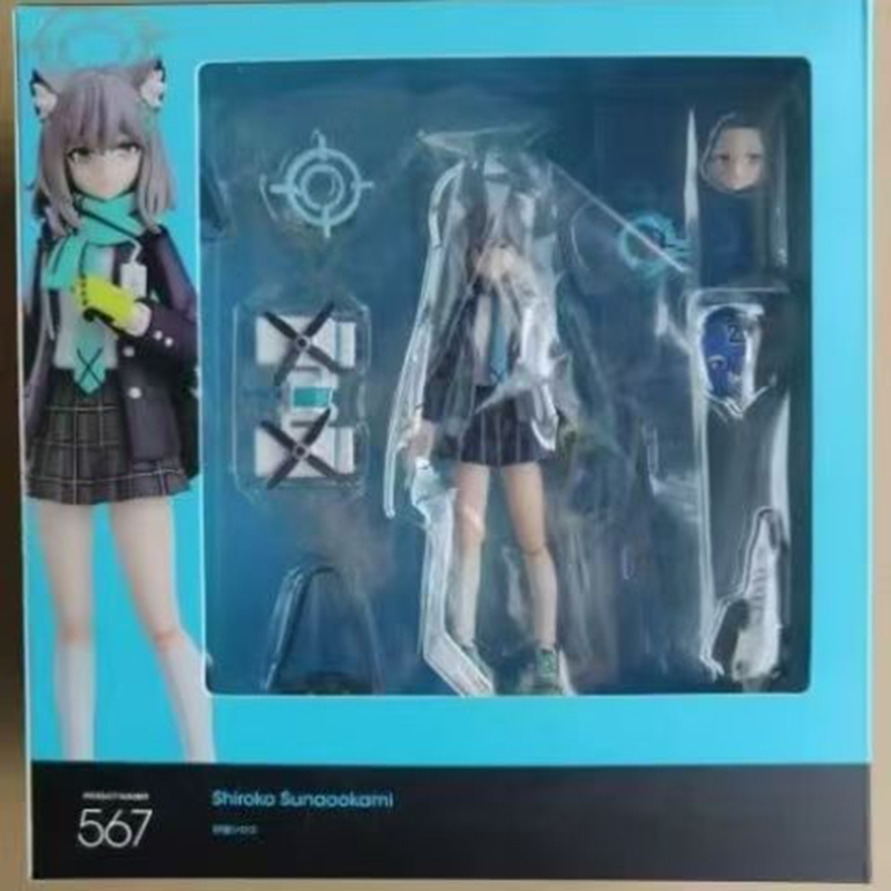 KO Ver - Blue Archive The Animation Sunaookami Shiroko Figma PVC Action ...